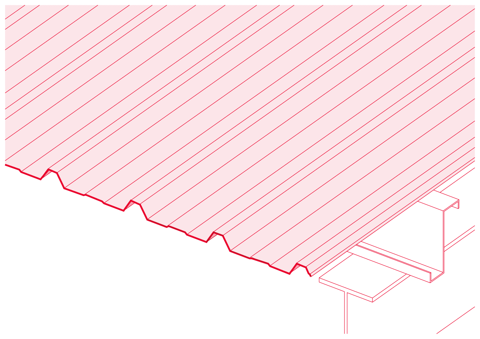 Simple curved roofing - INCOPERFIL